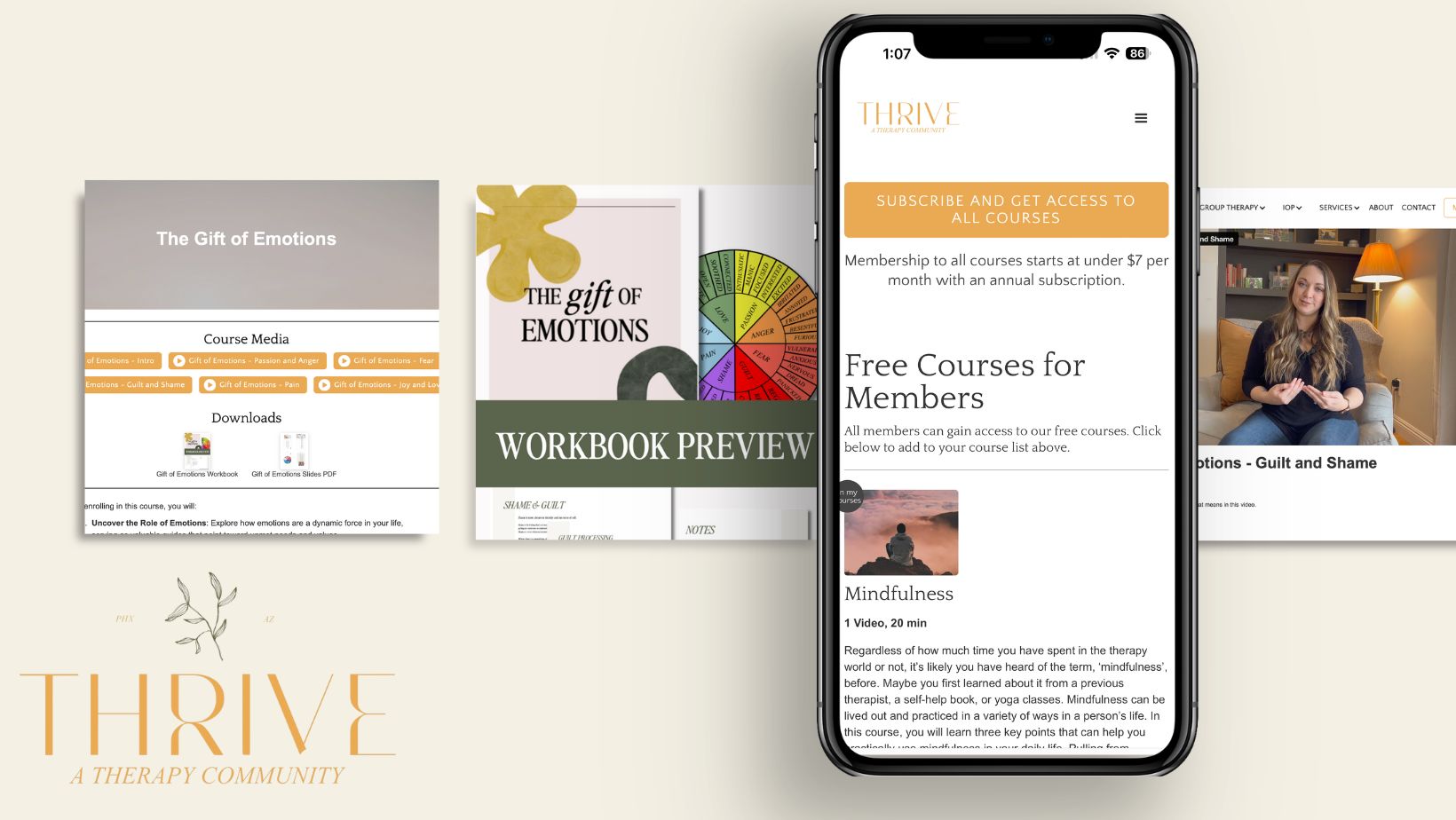 Thrive Free Membership Login | Thrive Therapy